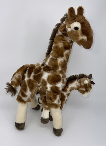 Adventure Planet Birth of Life Giraffe with Baby 15" Plush | eBay