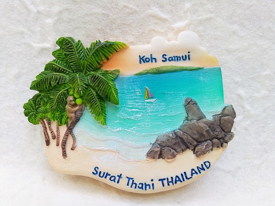 KOH SAMUI,Surat Thani Thailand 3D Fridge Magnet Resin Collectible ...