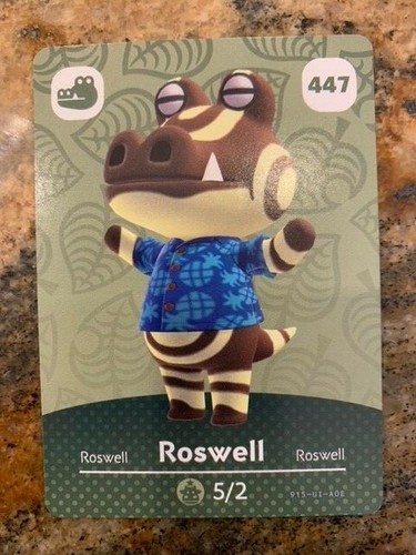Roswell #447 Animal Crossing Amiibo Card | eBay