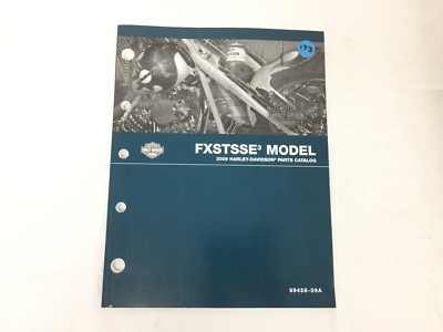 Harley Davidson 2009 FXSTSSE Model Parts Catalog Manual Book 99458-09A ...