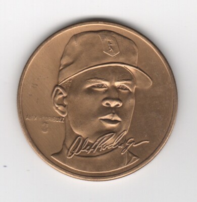 Alex Rodriguez HIGHLAND MINT Bronze Coin New York Yankees Medallion ...