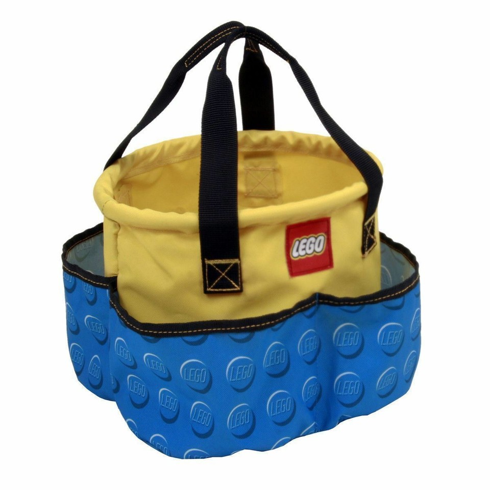 LEGO Bricks Travel Storage Bucket Tote Building Blocks Toy Organizer ...