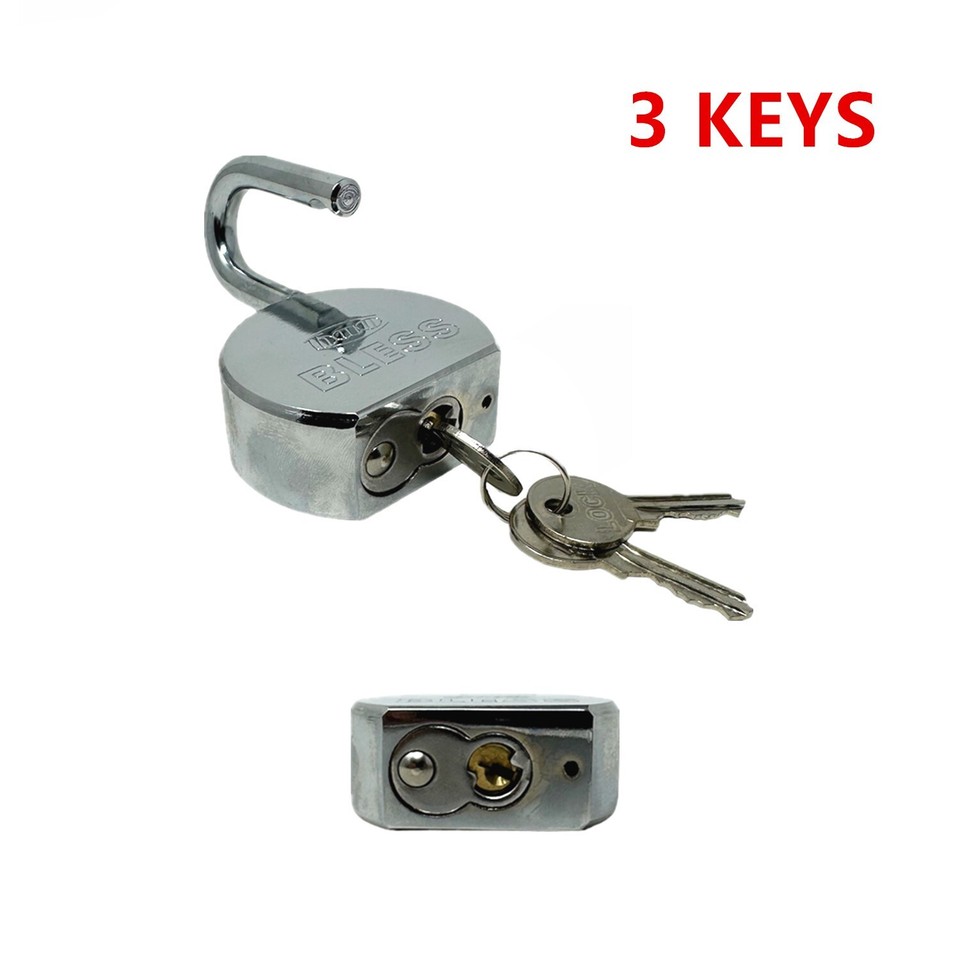 12 Pack Heavy Duty Short Lock Steel Maximum Protection Padlock with ...