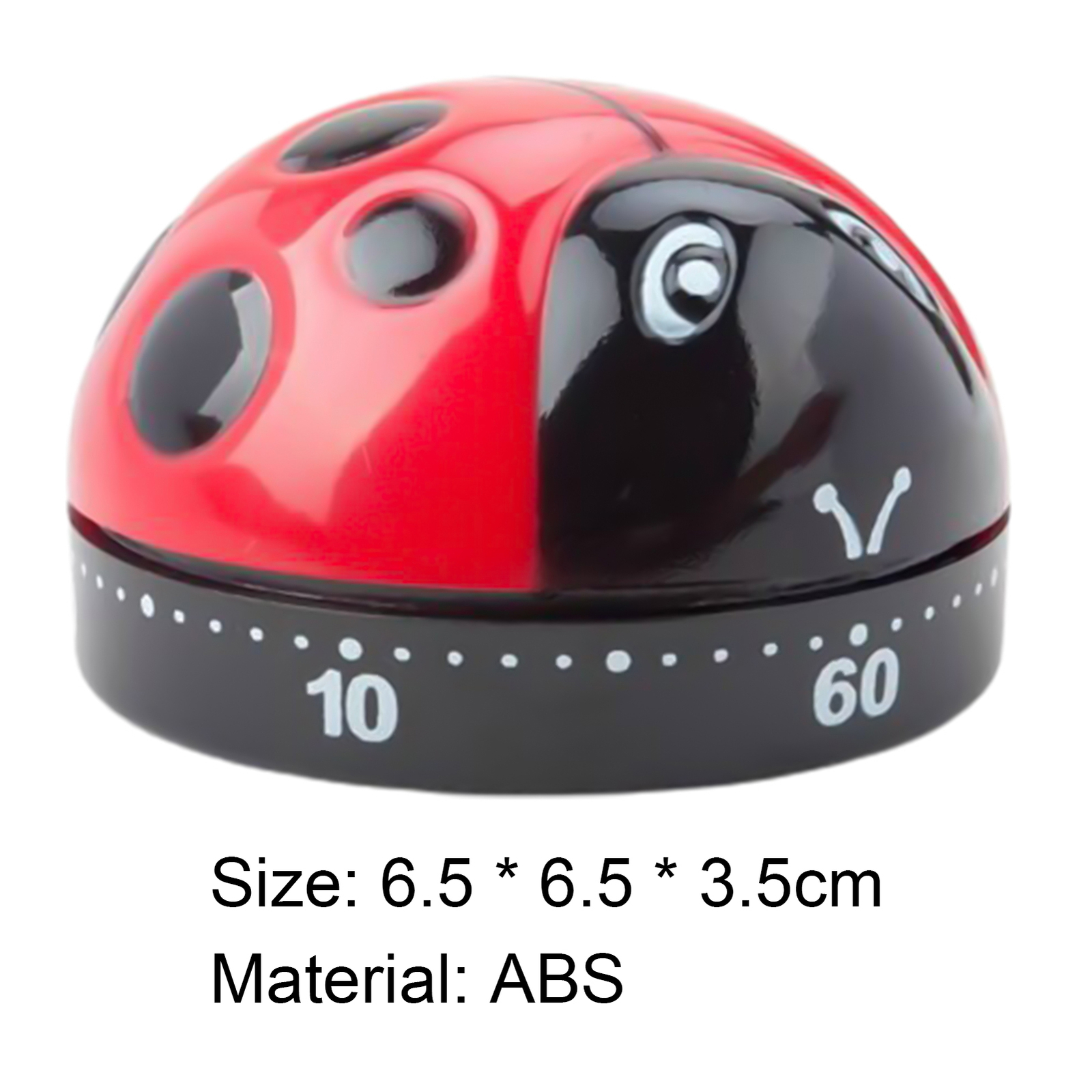 Kitchen Timer Anti-rust Helpful Creative Ladybug Shape Study Timer Eco ...