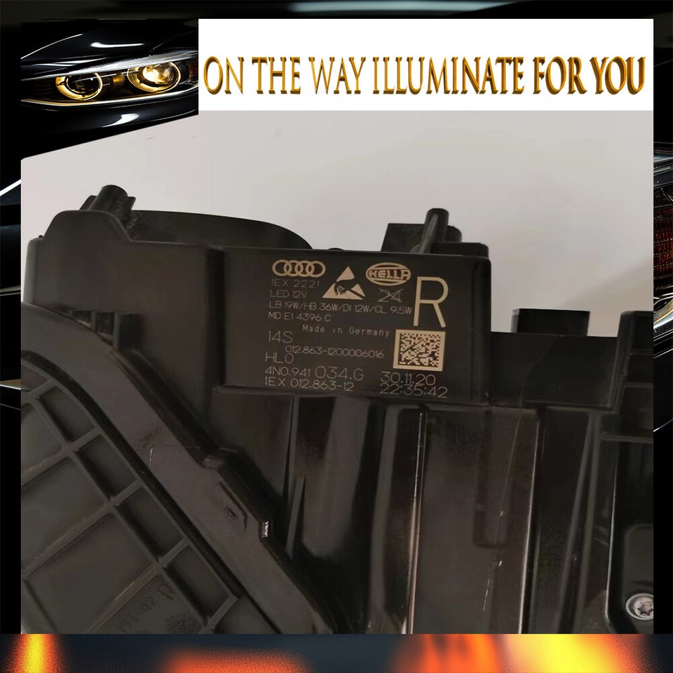 2018-2022 For Audi A8 D5 Right LED Headlight OEM 4N0941774 Original Eu ...