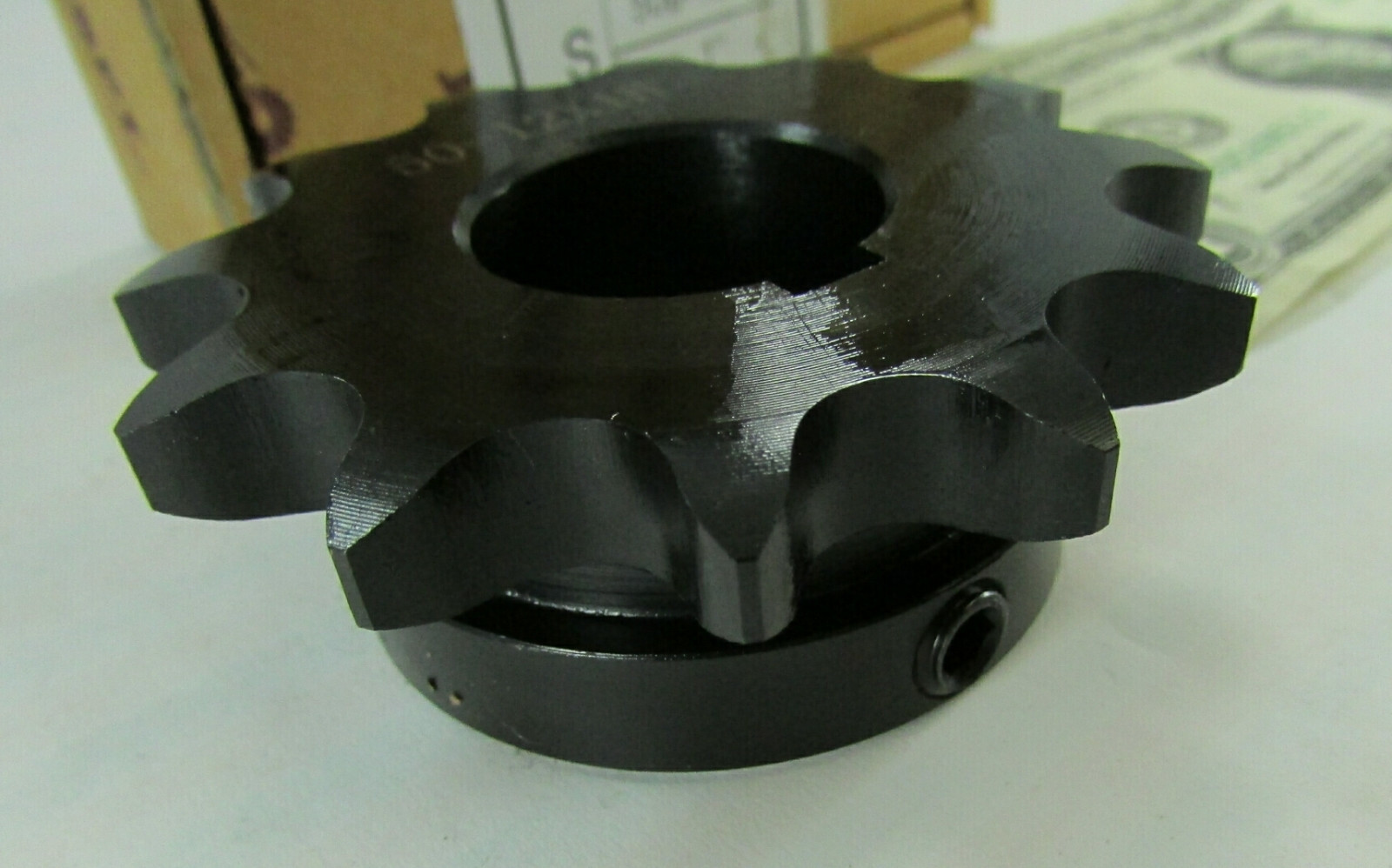 NSPT 12 Tooth Sprockets 1" Finished Bore with Keyway, #50 Roller Chain ...