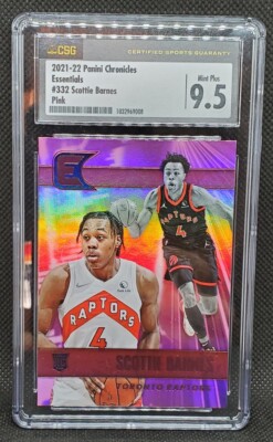 2021-22 Panini Chronicles Essentials #332 Scottie Barnes Rookie PINK ...