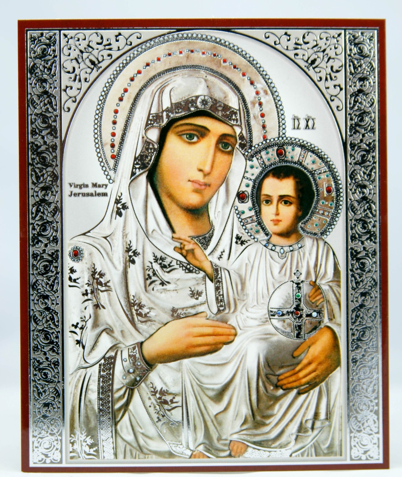 Holy Virgin Mary Of Jerusalem Orthodox Russian Icon Mary Jesus Ikone | eBay