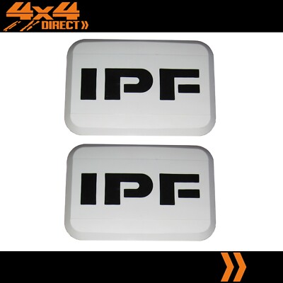 GENUINE IPF 800/800XS RECTANGLE WHITE DRIVING SPOT LIGHT COVERS | eBay