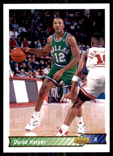 1992-93 Upper Deck Derek Harper Dallas Mavericks #98 | eBay