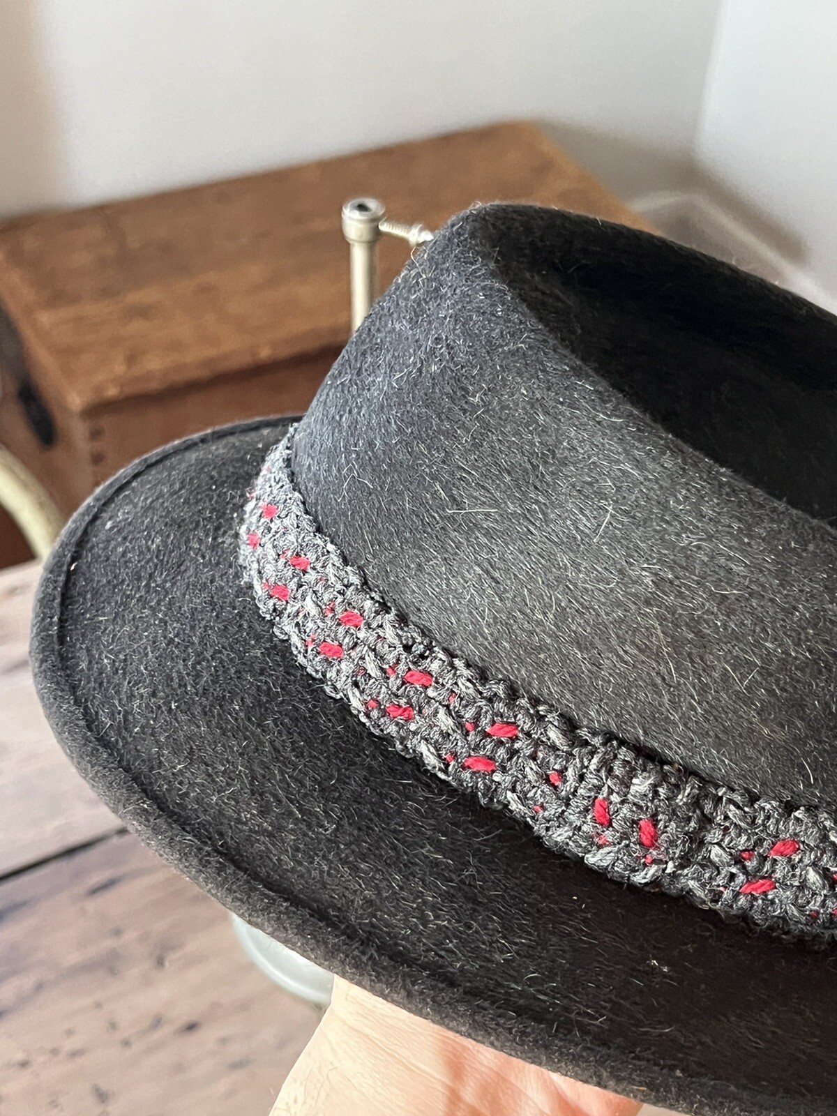 Rare Antique VTG NOS 1950s ALLEN JAY Hat NY Fur Dress… - Gem