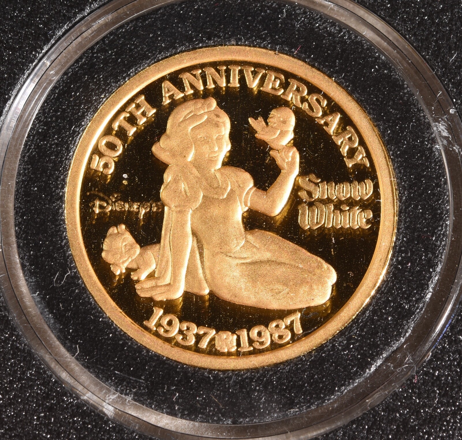 Disney's Snow White 50th Anniversary Rare 12-Coin Set 5oz Silver & 1oz ...