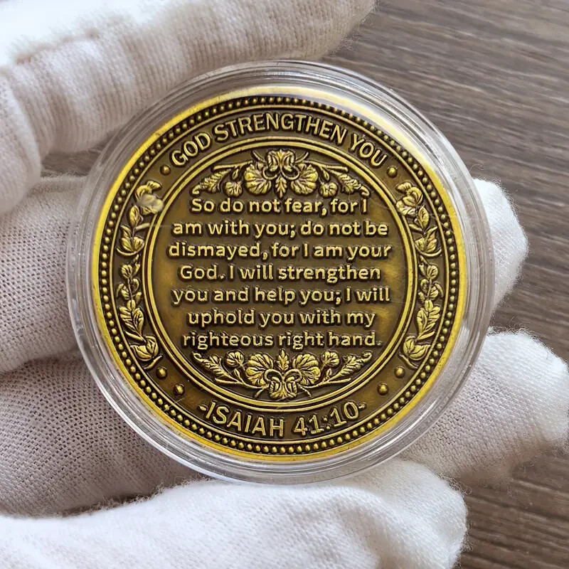 Inspirational Christian Challenge Coin God Is Our Refuge Pocket Token ...