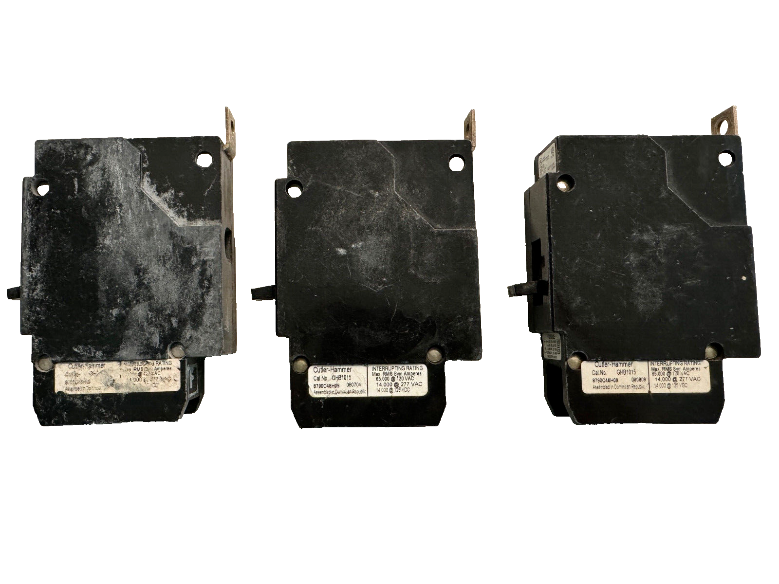 Eaton Cutler Hammer GHB1015 Industrial Circuit Breaker 15 Amp 1 Pole ...