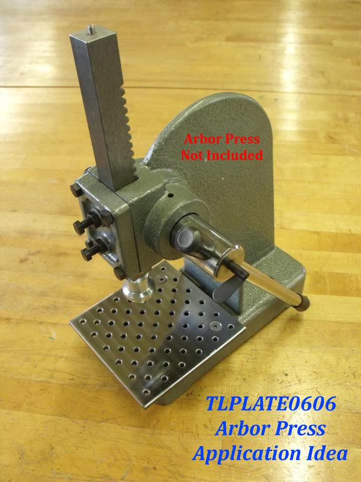 Steel Tooling Plate, 6" x 6", 1/4-20 Holes, TLPLATE0606 | eBay