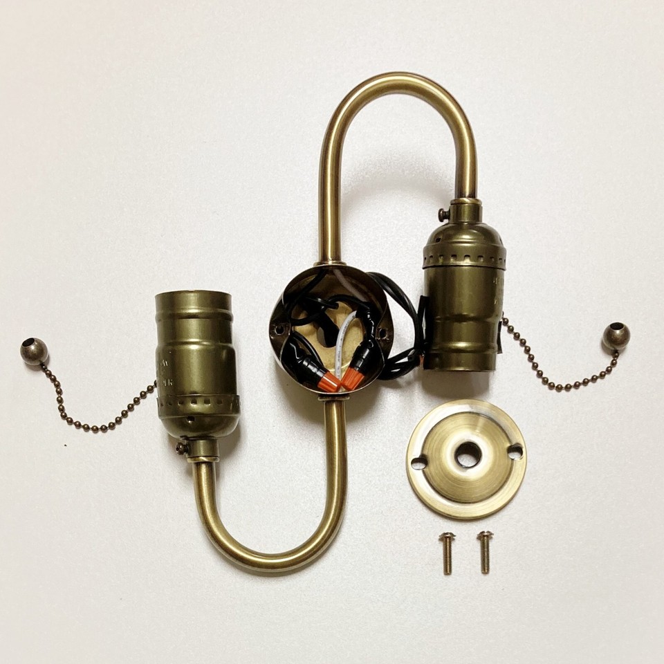 Lamp Parts 2-Socket On/Off Pull Chain S-CLUSTER-Available In 5 Finishes ...