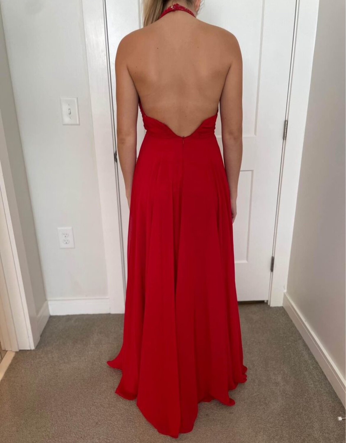Wow! Prom and Pageant Red Evening Gown (size 2) for p… - Gem