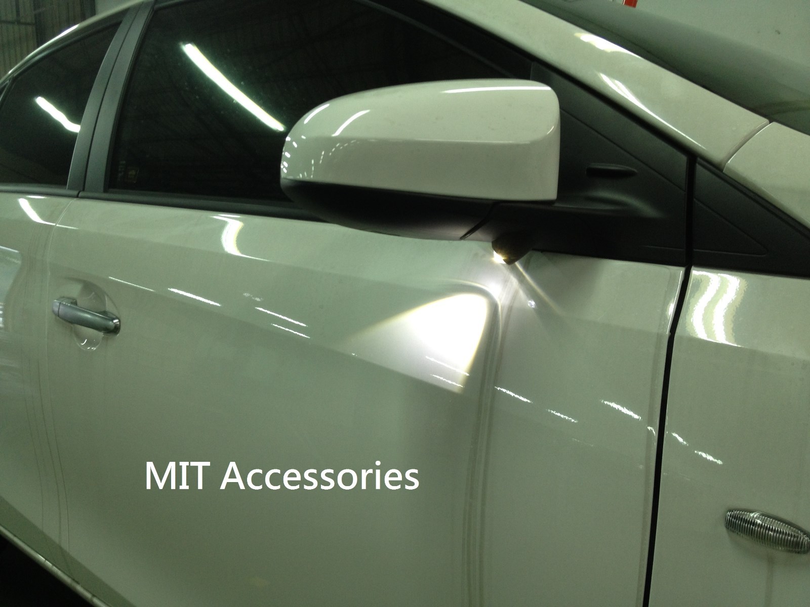 For TOYOTA RAV4 2013-2016 LED door mirror courtesy lamps foot puddle ...