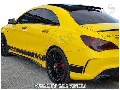 Mercedes CLA 45 AMG side racing stripes graphic decals stickers 3 - 5 ...