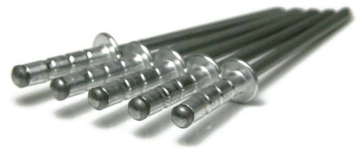 Aluminum Multi Grip POP Rivets - 63-66, 3/16" (0.188 - 0.375 MultiGrip ...