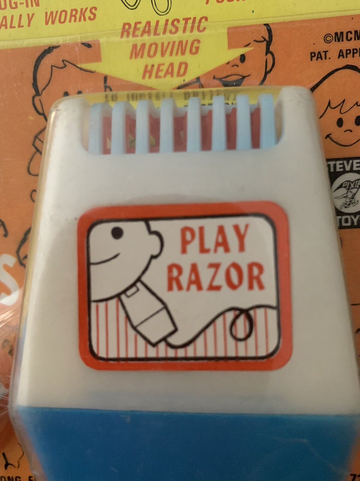 NIP Rare Vintage Toy Steven’s Play Razor. Pretend play toy. Impossible ...