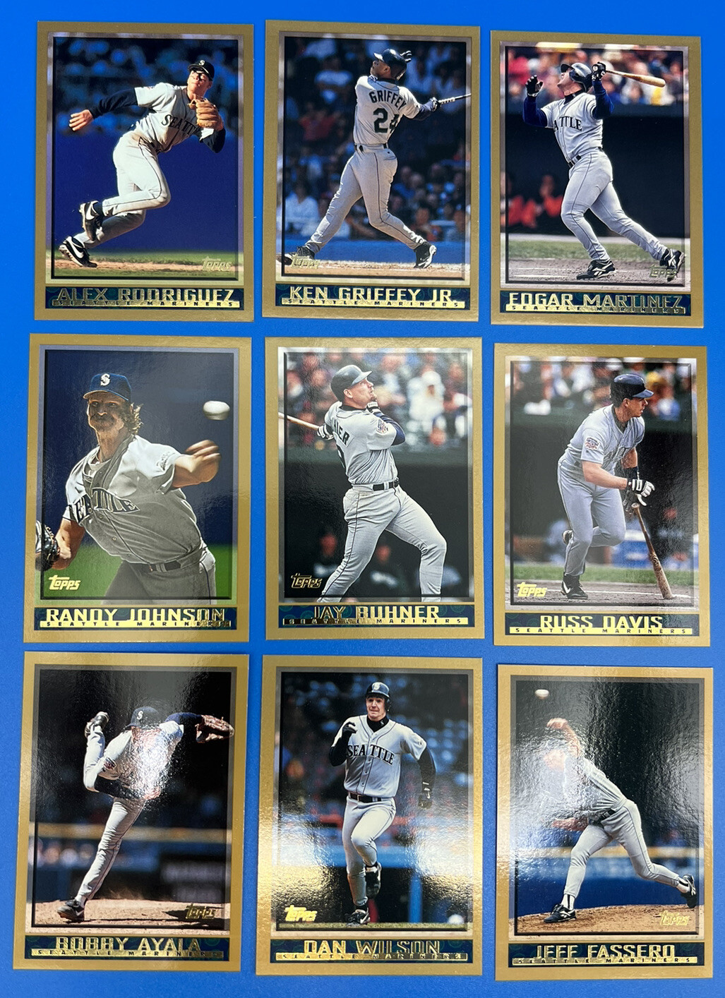 1998 Topps Seattle Mariners Team Set (18 Cards) Alex Rodriguez Griffey ...