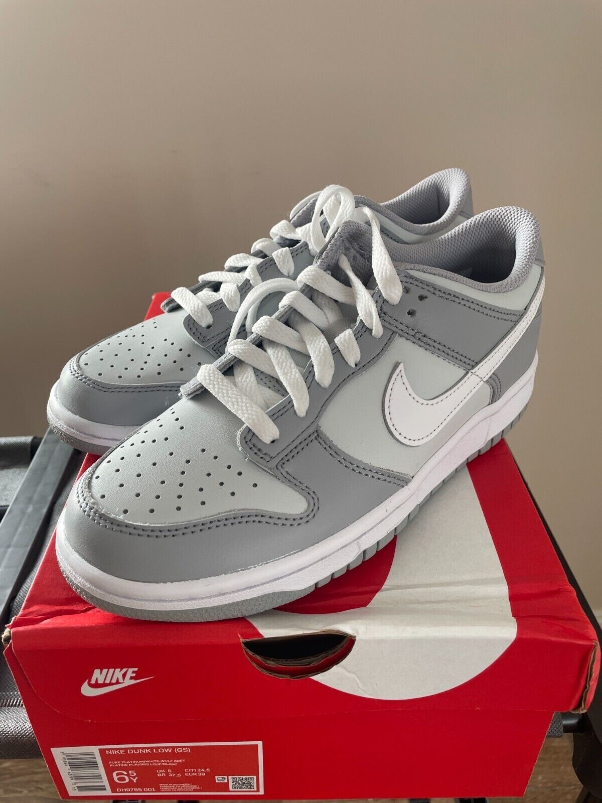 BRAND NEW Nike Dunk Low Two-Toned Grey GS Sizes - FAST SHIP | eBay
