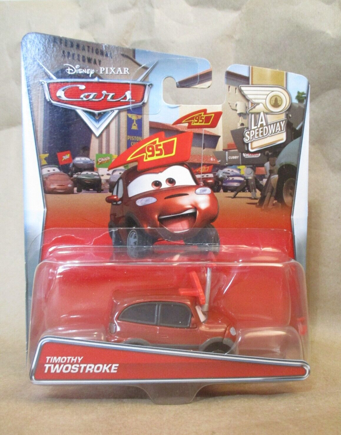 2022 Disney Pixar Cars *TIMOTHY TWOSTROKE* Metal Series Red Card Die ...