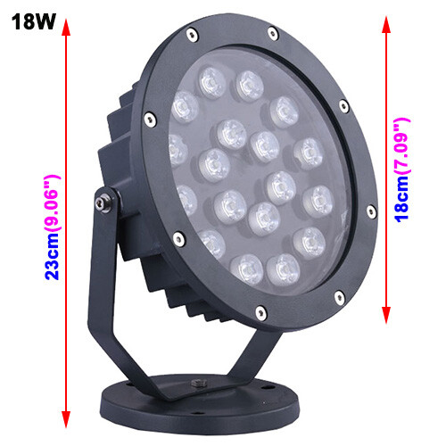 18W LED Exterior Floodlight Wall Wash Lighting Fixture Project Lamp ...