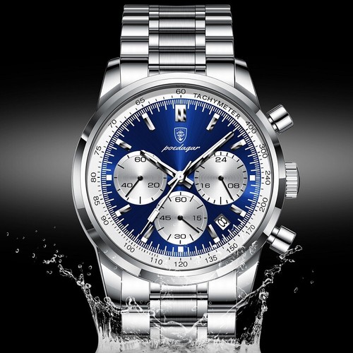 Luxury Mens Watch Chronograph Waterproof Date Luminous Quartz Watch | eBay