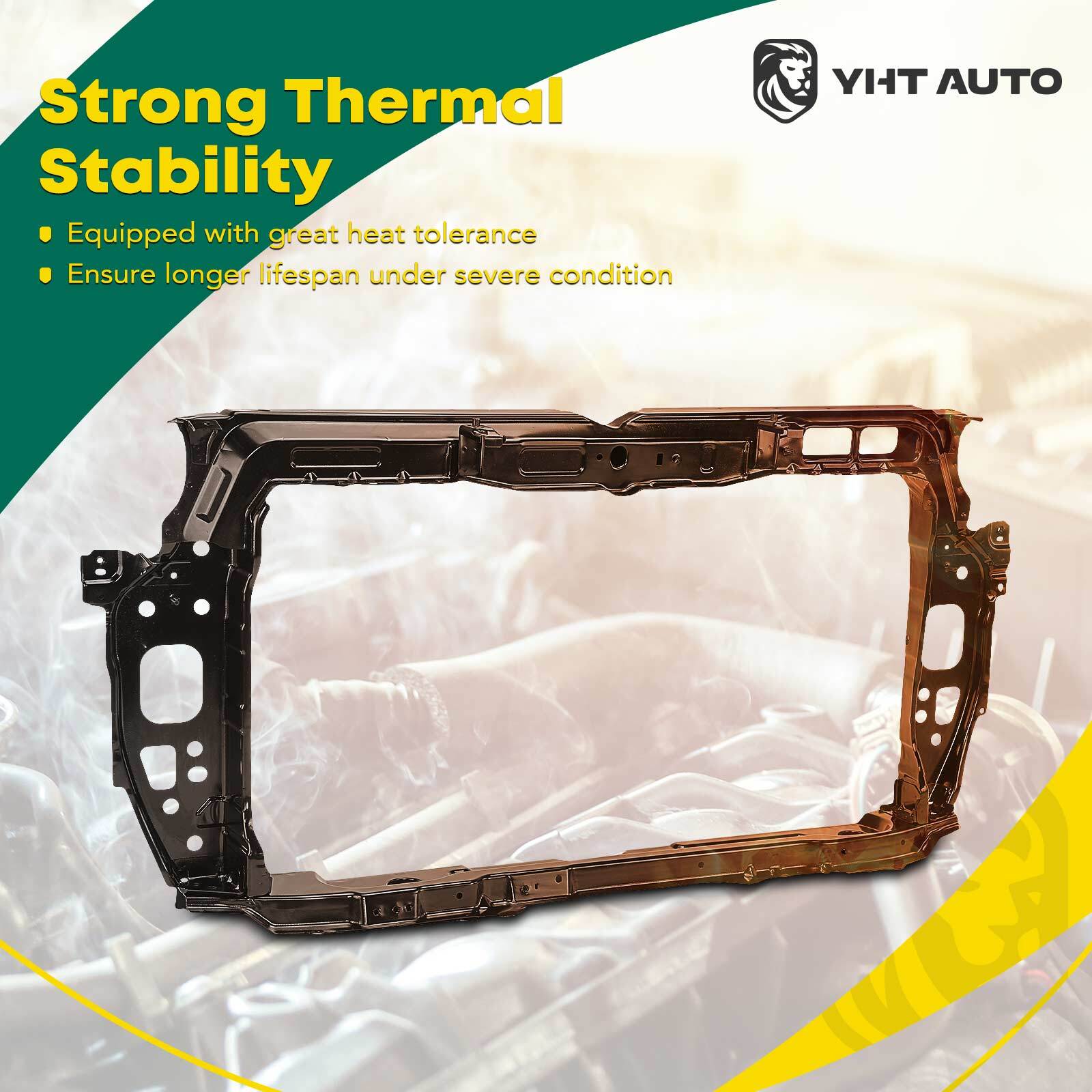 New Front Radiator Support Assembly for Kia Rio 2018-2023 Hatchback 4 ...