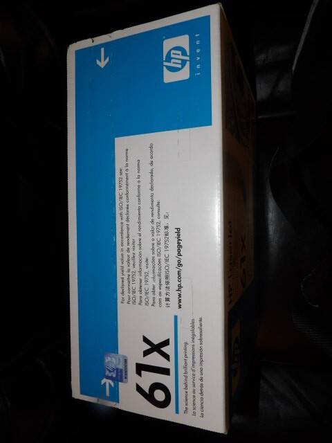 Genuine HP 8061x Toner Cartridge 61X Black Print Cartridges Sealed) | eBay