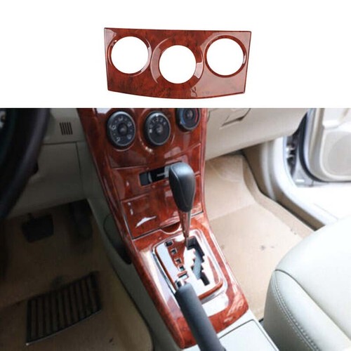 For Toyota Corolla 2009-2013 Wood Peach Grain Center Console AC Knob ...