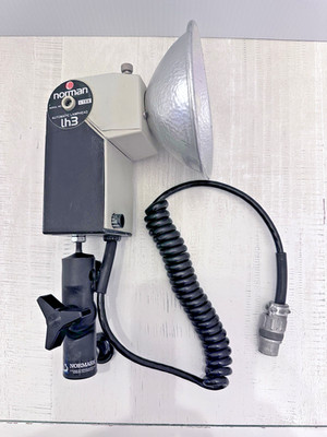 Norman LH3-B Automatic Lamphead Flash Tube with Umbrella Stand Adapter ...
