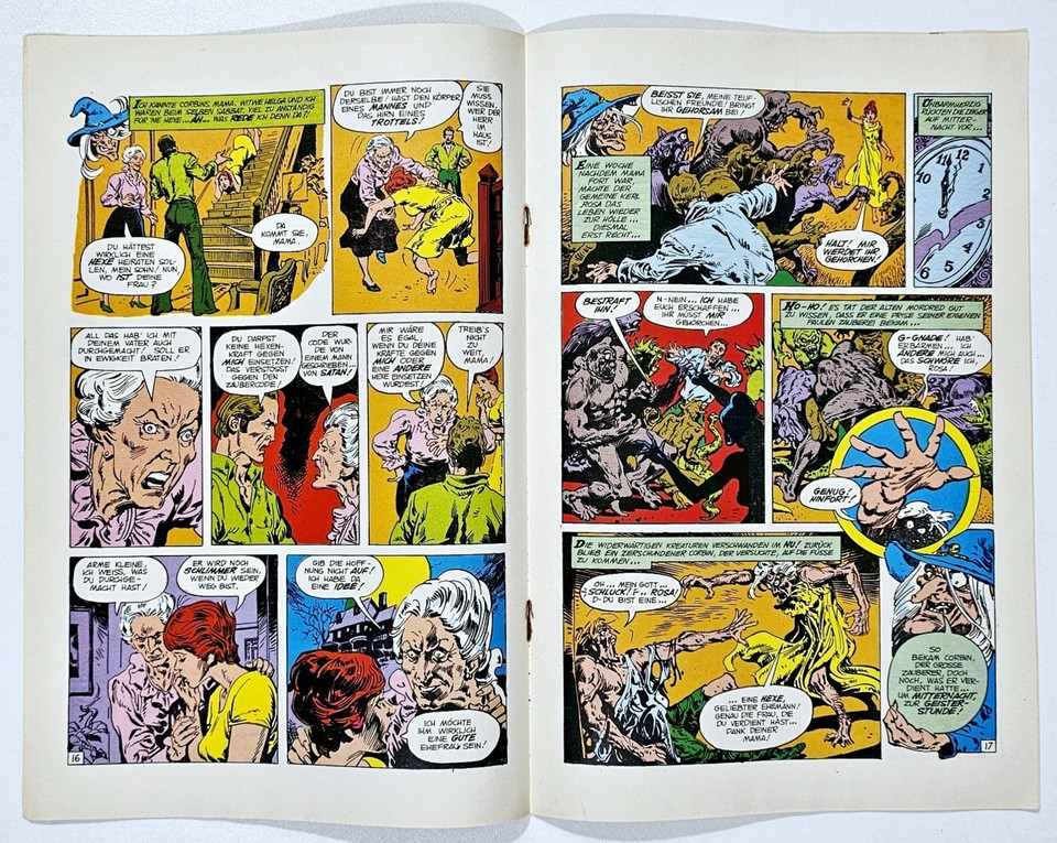 1980 Williams DC Horror Comic #101 On From Germany Z1-2 Mount Rushmore ...