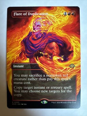 Flare of Duplication Borderless - MH3 0333 - NM - MTG Magic | eBay