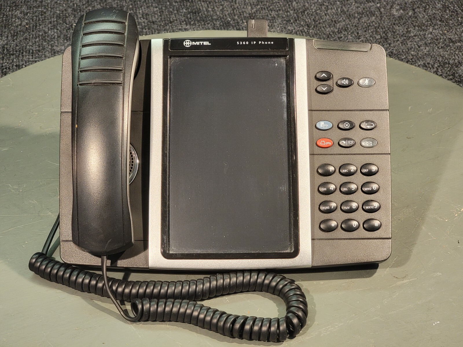 MITEL 5360 IP VOIP PHONE 50005991 w/ 50005521 ACCESSORIES MODULE ...