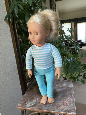 Battat Our Generation DOLL In Outfit. Blond Hair, Eyes Close, Beautiful ...