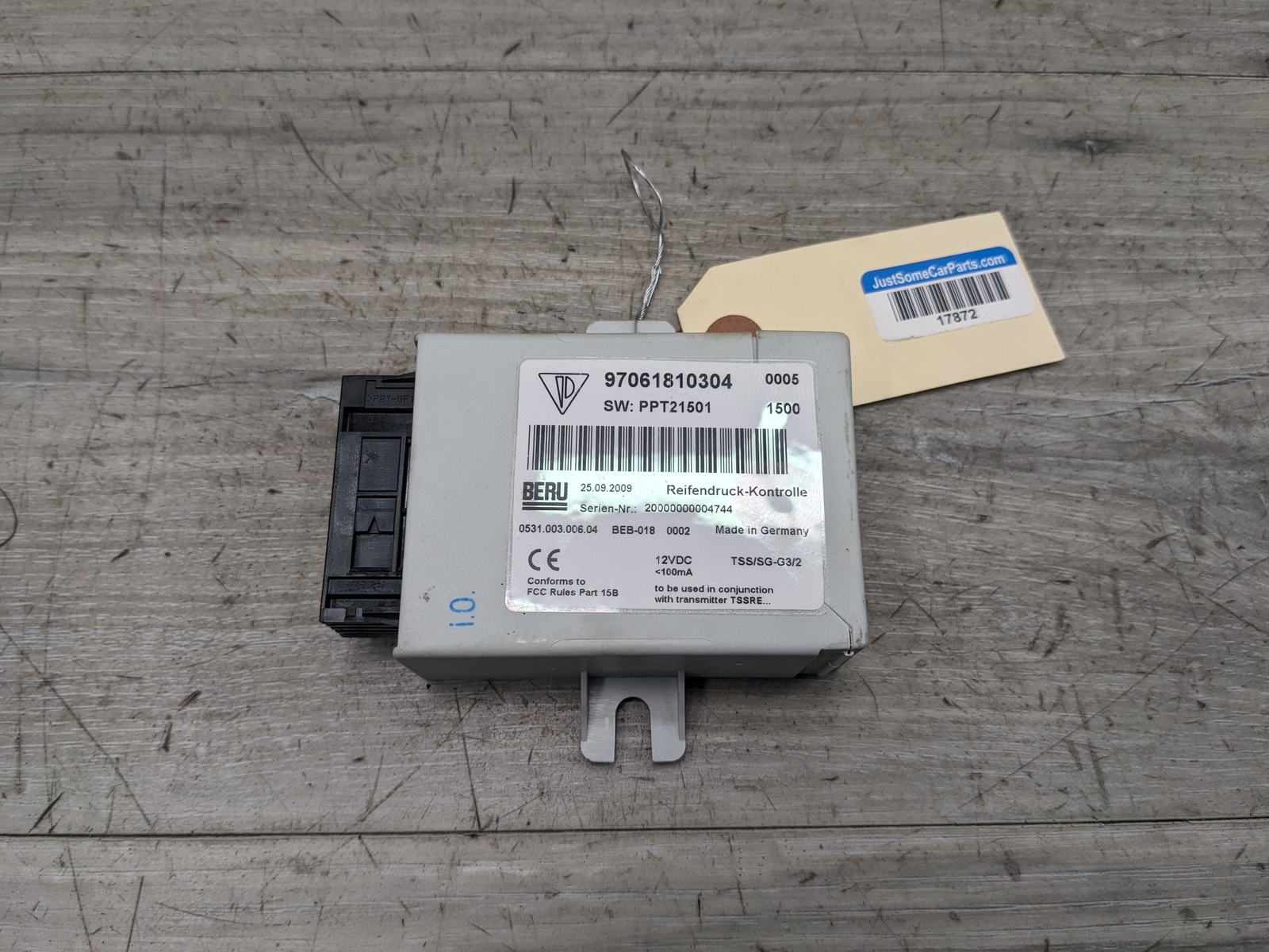 10-13 OEM Porsche Panamera TPMS Tire Pressure Monitoring System Control ...