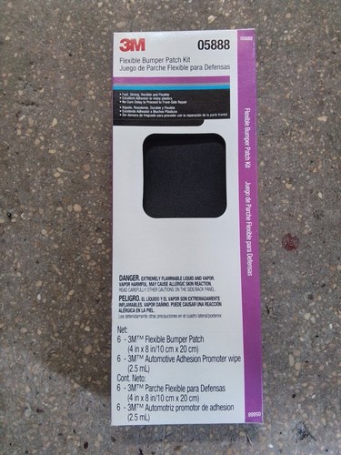3M 05888 EZ FIX FLEXIBLE BUMPER PATCH KIT INCLUDES ADHESION PROMOTER ...