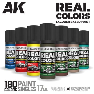AK Interactive: REAL COLORS - Lacquer-based Model Color Paint - Singles ...