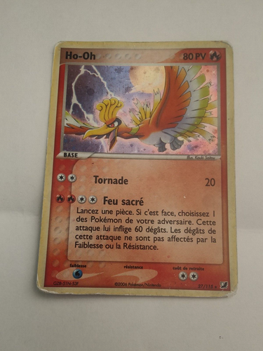 carte pokemon HO OH 27/115 EX Forces Cachées FR | eBay