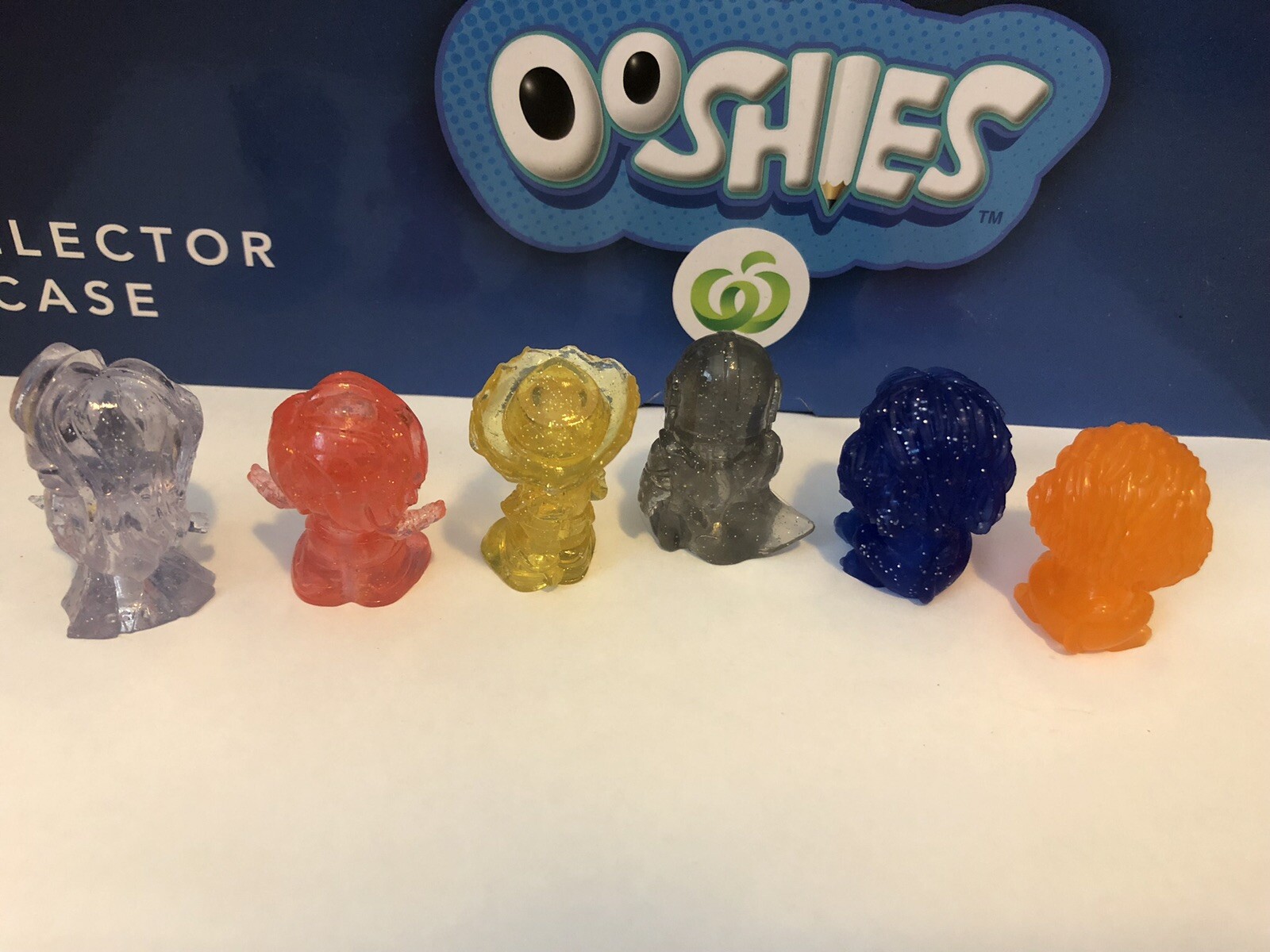 6 RARE OOSHIES, Glitter Mandalorian, Elsa, Mufasa, Woody, Captain ...