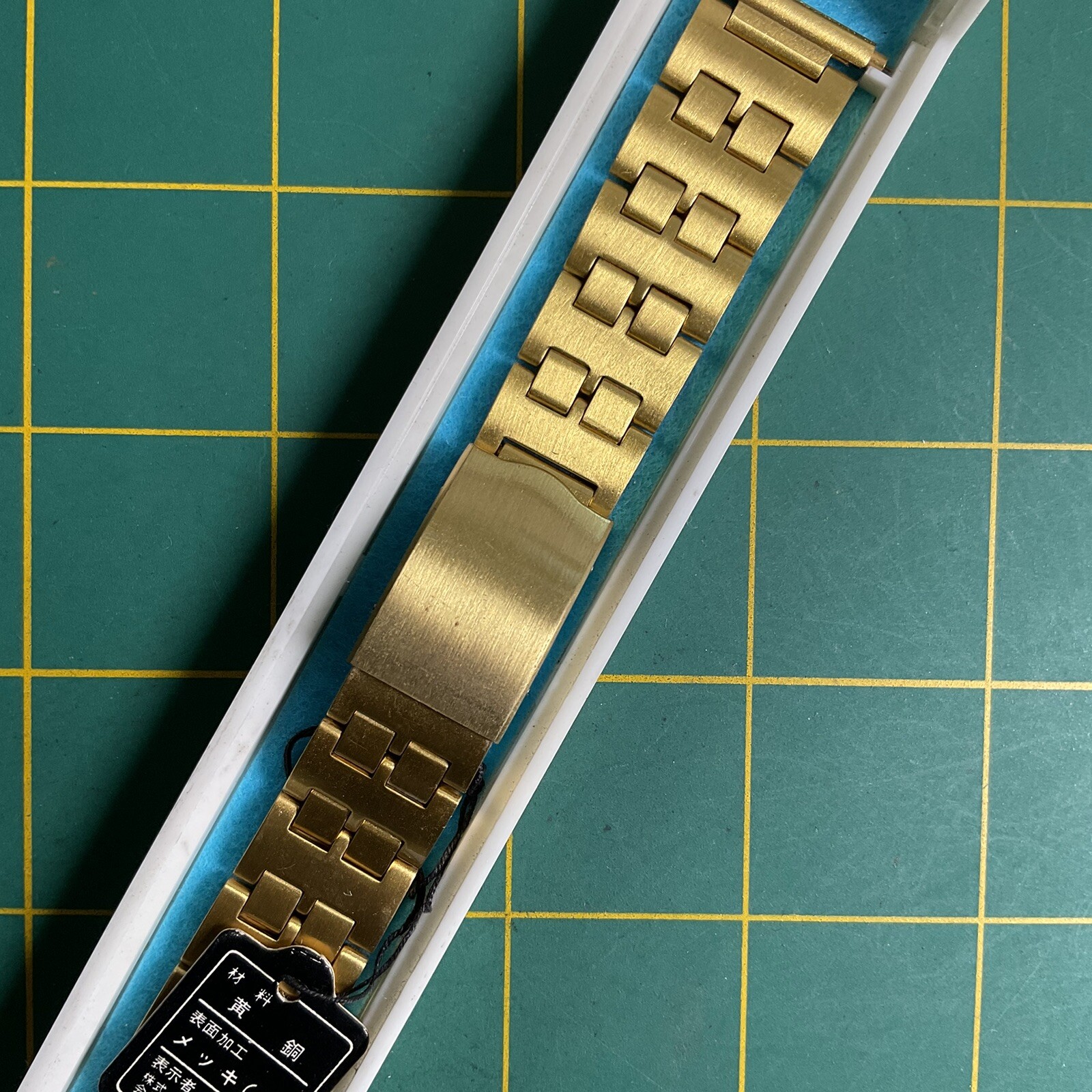 VINTAGE 18MM - 21MM MARUMAN 5BM20 GOLD PLATED WATCH BRACELET / BAND | eBay