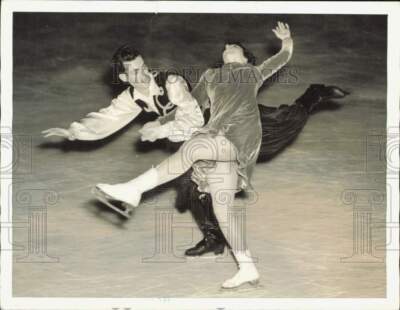 1936 Press Photo Maribel Vinson and Guy Owen perform at California ...