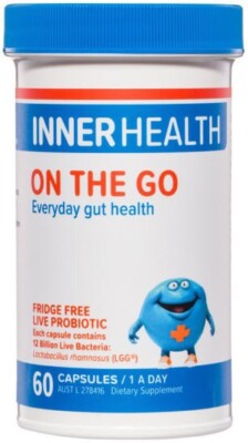 Inner Health On The Go Capsules 60 - Fridge - Free Live Probiotic | eBay