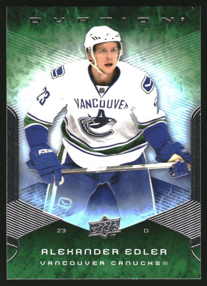 2008-09 Upper Deck Ovation Canucks Hockey Card #50 Alexander Edler | eBay