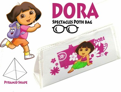 Nickelodeon Dora The Explorer Pyramid Shaped Poft Bag f/Eye Glasses ...