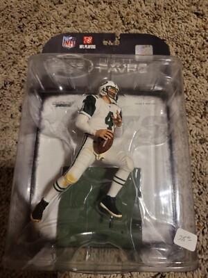 BRETT FAVRE MCFARLANE ACTION FIGURE NFL TOY NEW YORK JETS 2008 NIB | eBay
