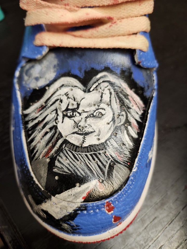 Custom Chucky Good Guys Jordan 1 Low Mens Size 12 Shoes | eBay
